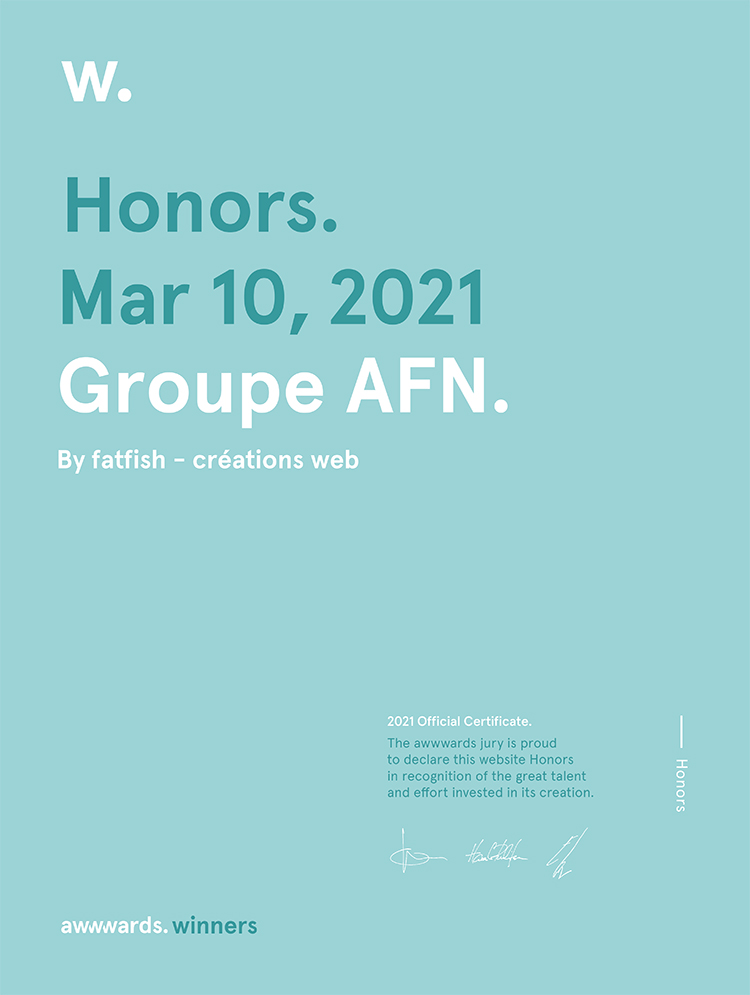 Groupe AFN | fatfish [identité + web + stratégie]